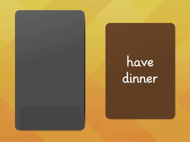 Mime game Cards Daily Routine - Speaking cards