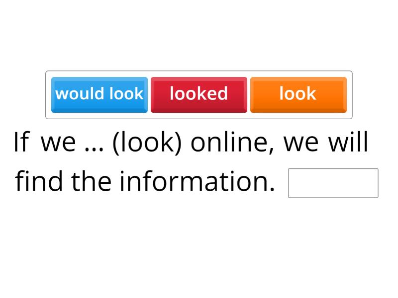 1st and 2nd conditional - Palabra perdida