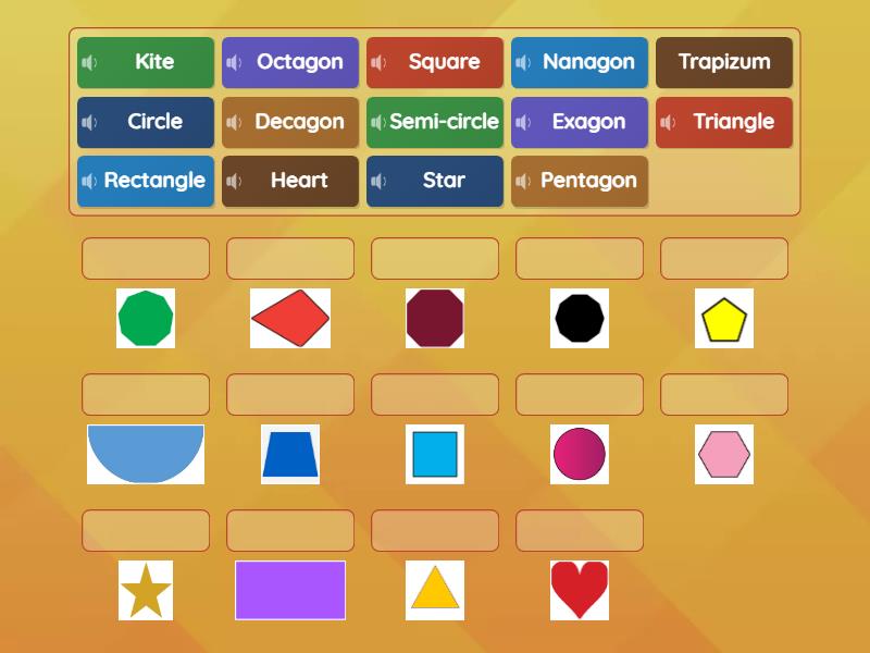 2D Shapes - Match up