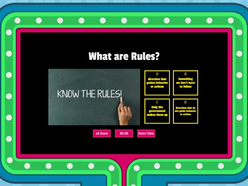 Citizenship game shows - Gameshow quiz