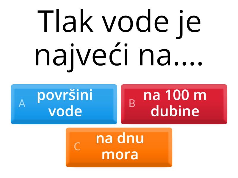 Voda u prirodi - Quiz