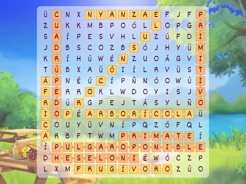 Procónsul - Wordsearch