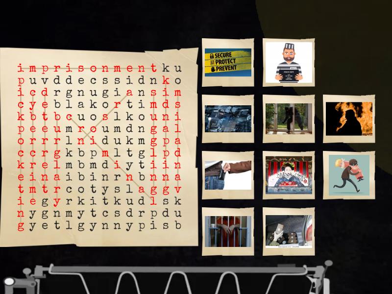 THE LAW Wordsearch