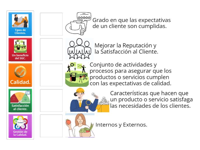 Sistema de Gestion de Calidad y Satisfaccion al cliente. - Match up
