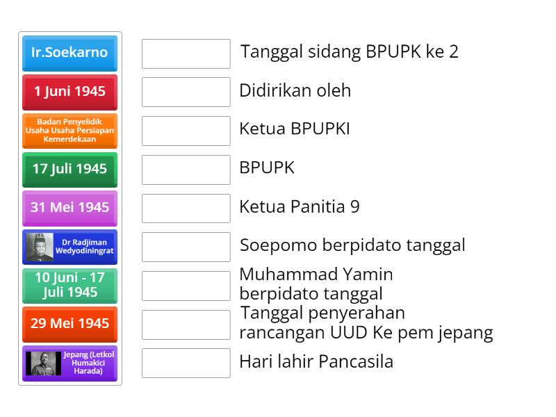 ULANGAN PPKN BAB 1 - Match up