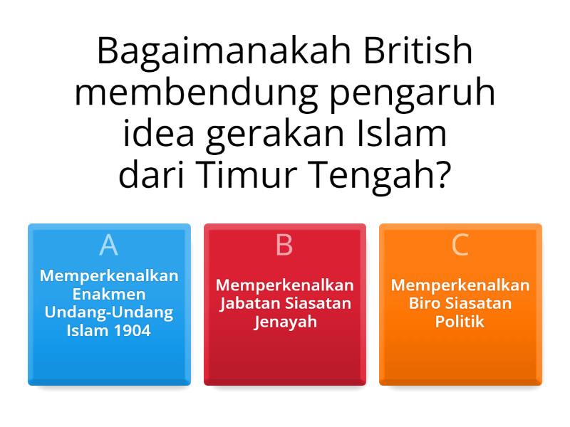 KUIZ NASIONALISME DI NEGARA KITA & PERANG DUNIA PERTAMA - Quiz