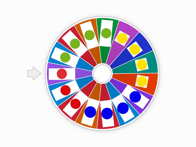 Roleta das cores - Spin the wheel