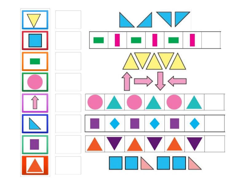 Complete the pattern - Match up