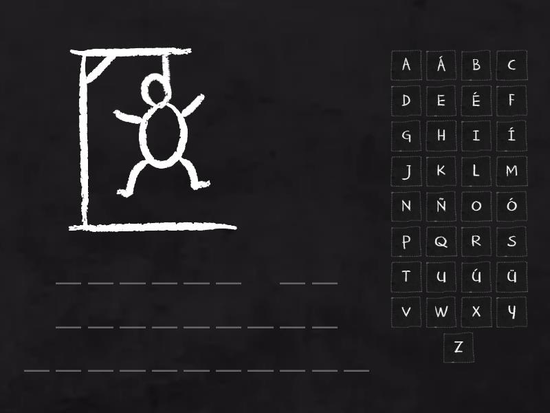 Sopa de letras U5 EO - Hangman