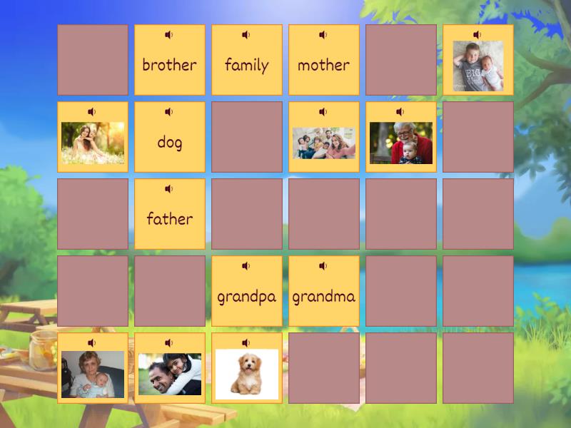 MY FAMILY - Matching pairs