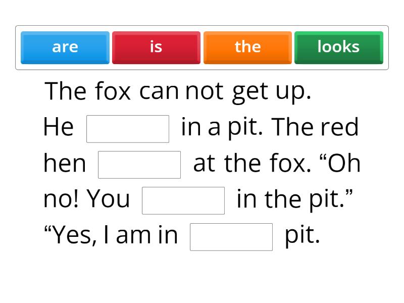 UFLI Lesson 41a: short vowel review (CVC) The Fox and the Red Hen ...