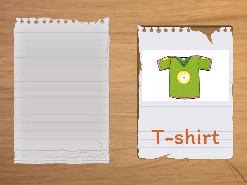 FF1 Unit 7 Clothes + banana - Random cards