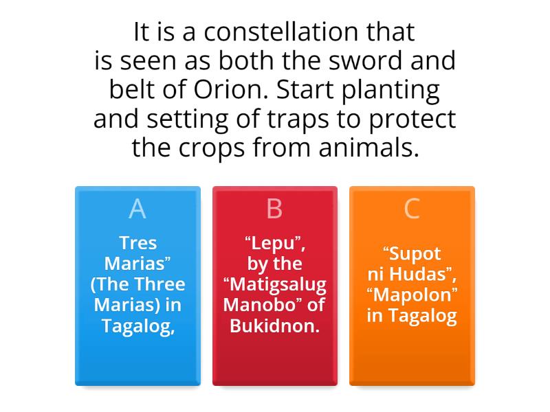 Philippines Constellation - Quiz