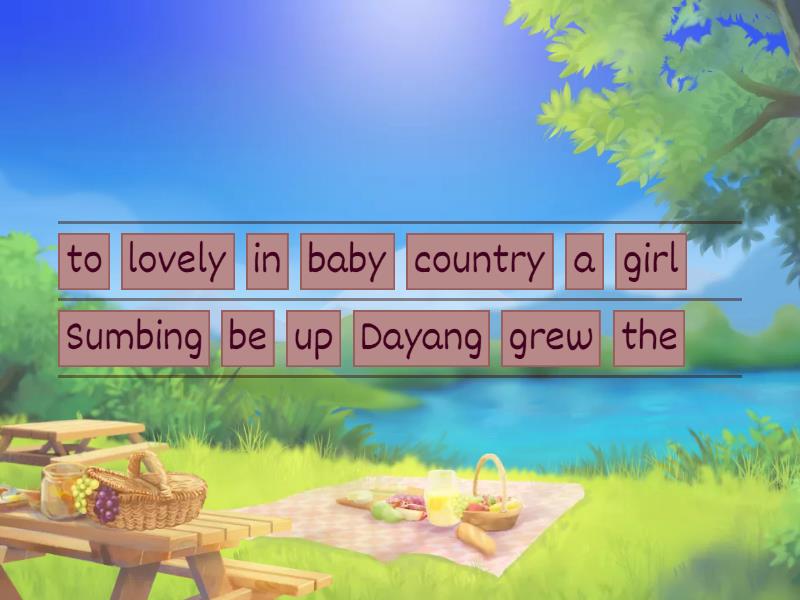 Narrative Text - Unjumble