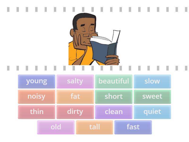 G5. Adjectives - Найди пару