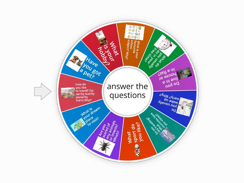 2 ice-breaker flyers - Spin the wheel