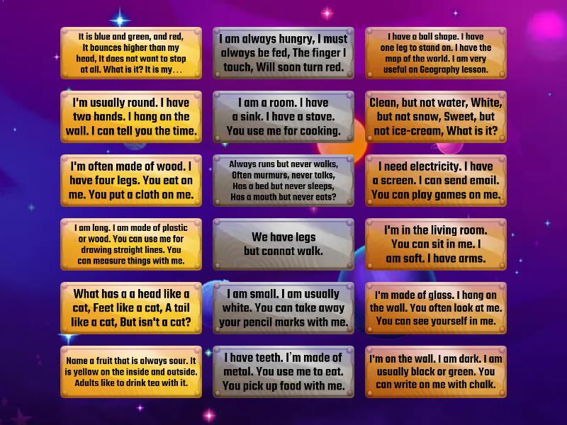 Riddles - Flip tiles