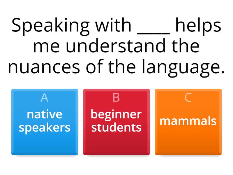 Check your knowledge - Quiz