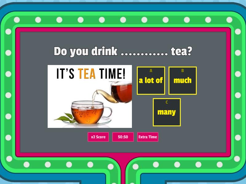 FF4 Unit 8 A lot of, much, many - Gameshow quiz