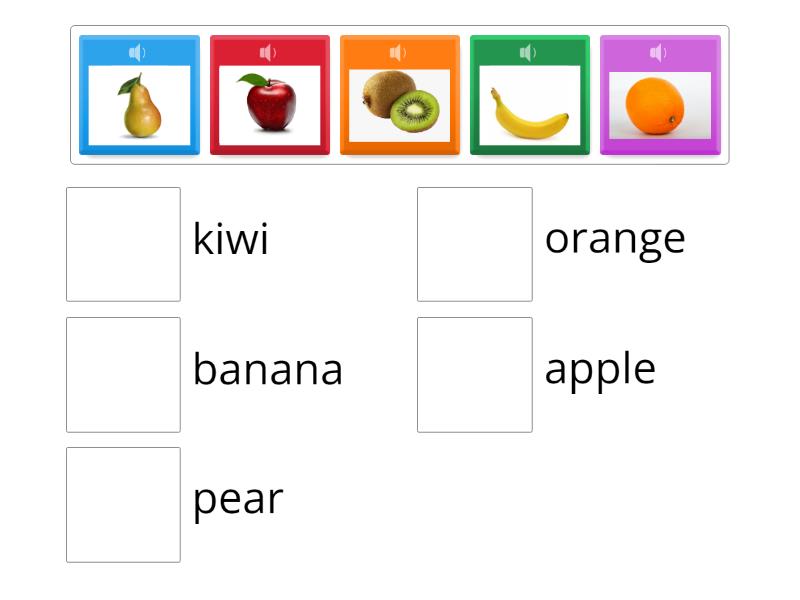Fruit - Match up