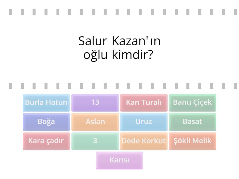 Dede Korkut - Find the match