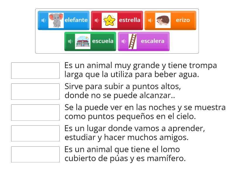 Aprendiendo la vocal E - Associação