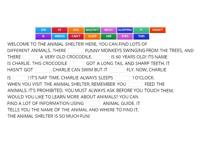 GAPPED TEXT - Complete the sentence