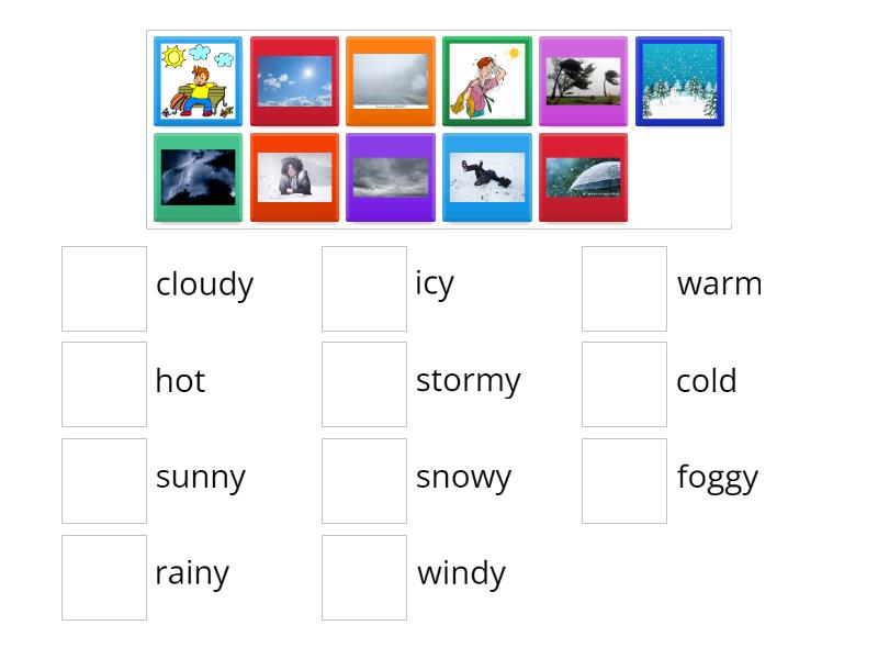 Weather Ww1 unit 9 - Match up