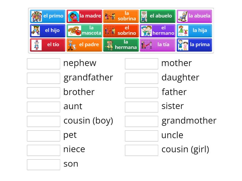 La familia matching - Match up
