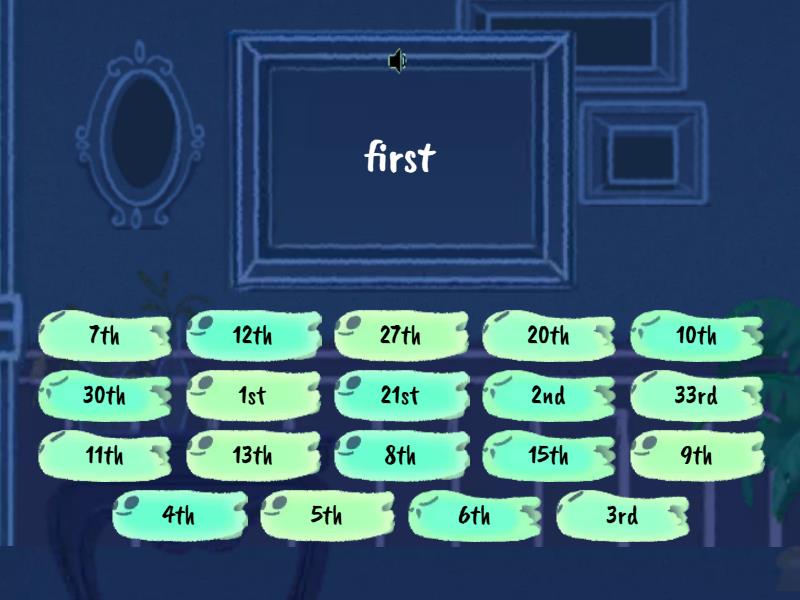Spotlight 4 Module 5 (Ordinal Numbers) - Find the match