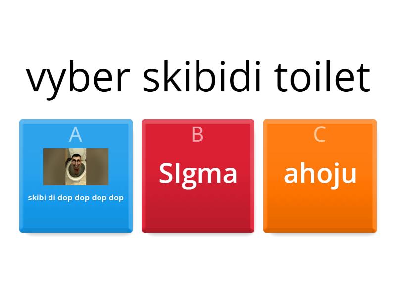 Skibidi toilet testík - Quiz