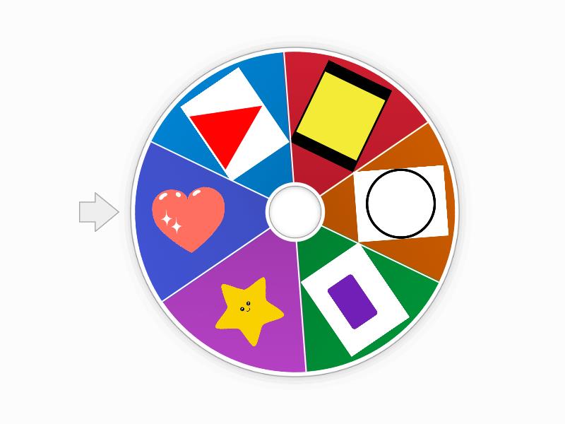 Listen and repeat (Revision of shapes) - Spin the wheel