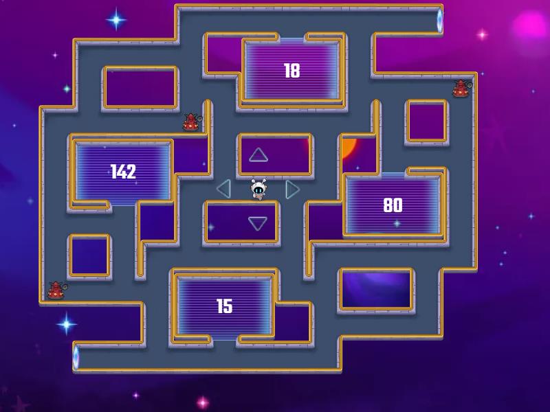 Math problems - Maze chase