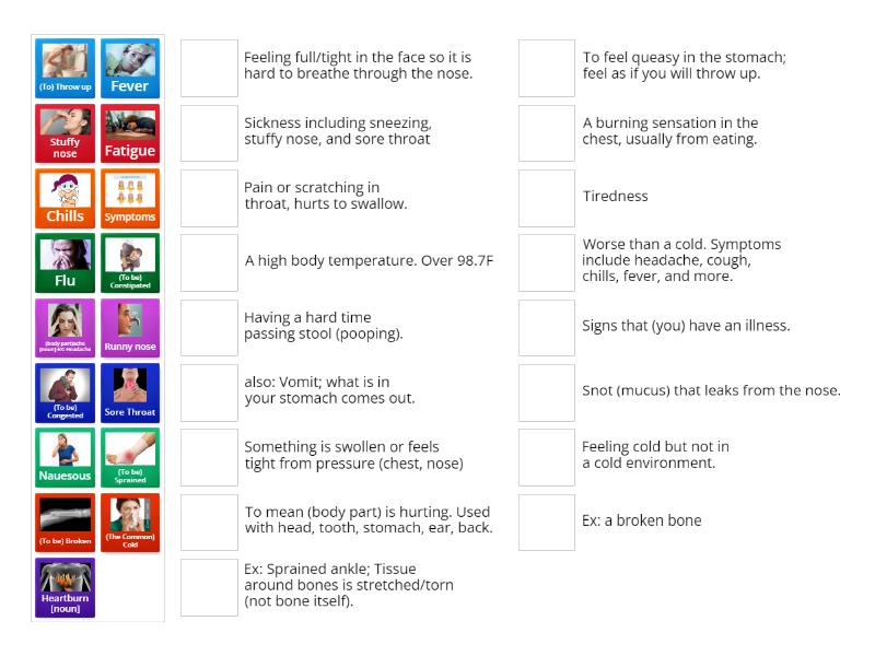 Medical Matching - Symptoms - Match up
