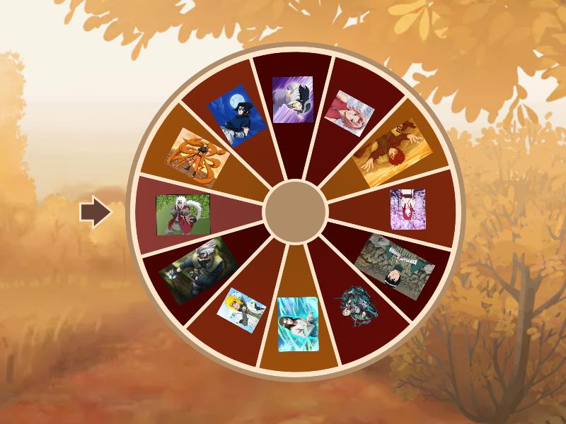 Have got/Has got "Naruto" - Random wheel