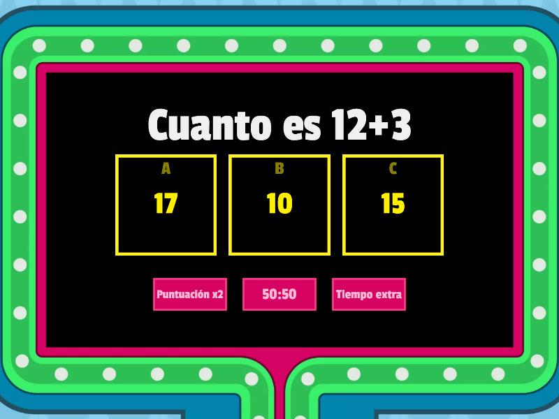 APRENDIENDO A CONTAR - Concurso de preguntas