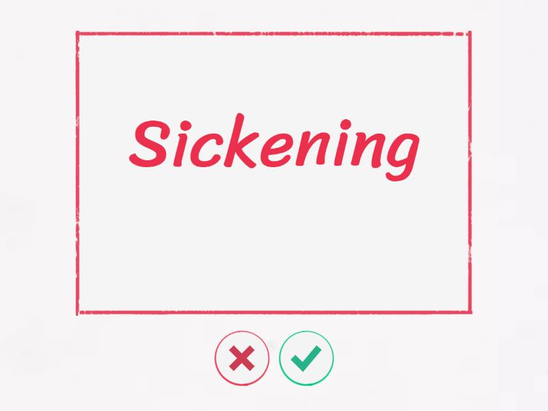 Eww Gross - Vocabulary - Flash cards