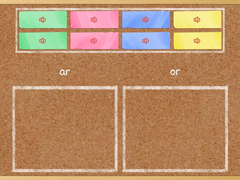 Super Fun 7- Phonics 1- Listen and Sort - Categorize