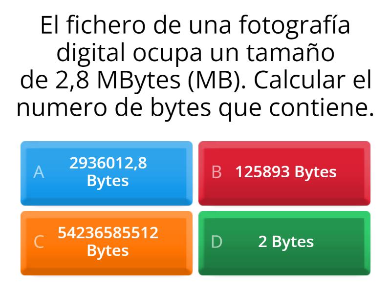 Unidades De Informaci n Quiz