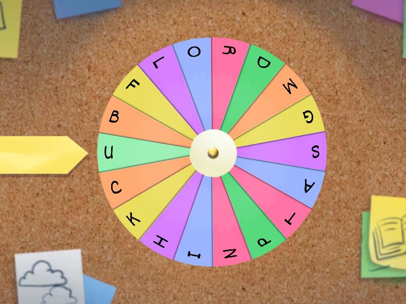 Letters - Spin the wheel