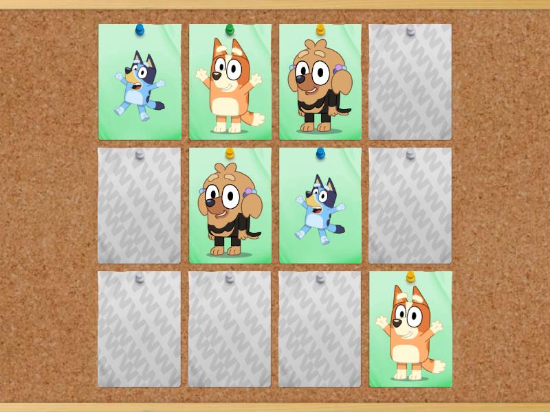 bluey - Matching pairs