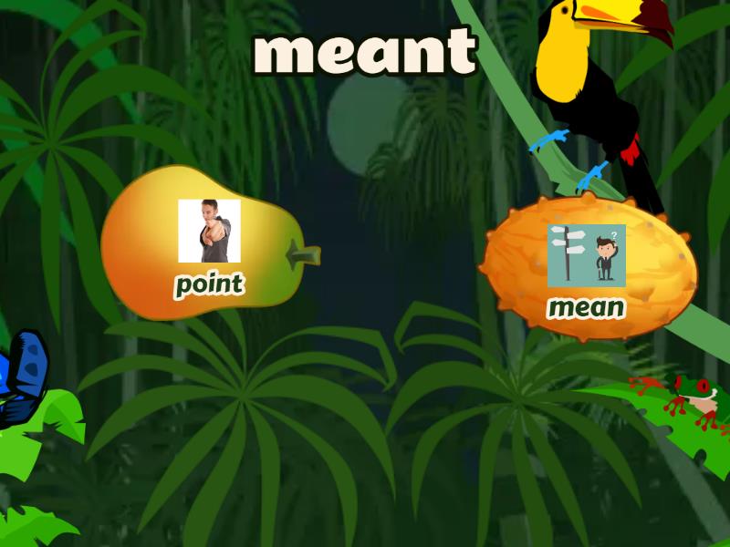 Verbs Simple Past ( MOVERS) - Flying fruit
