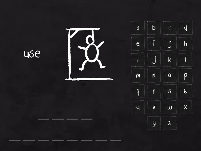 Prepare 3 - U5 - Take - Hangman - Ahorcado