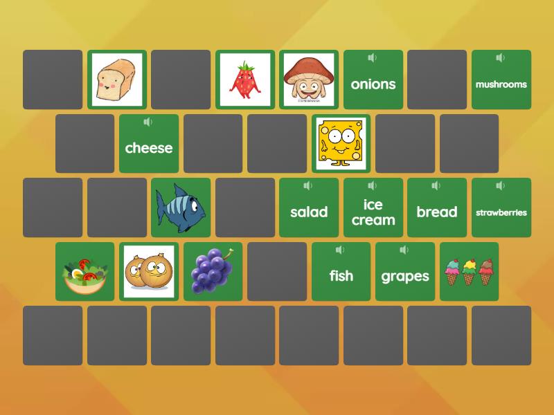 NEA 2 food. - Matching pairs