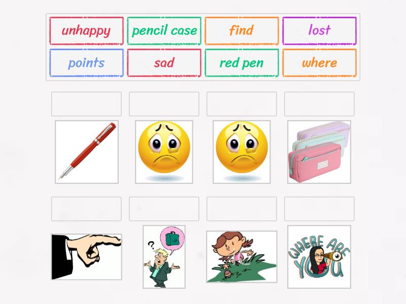 The Lost Pen Vocab - Match up