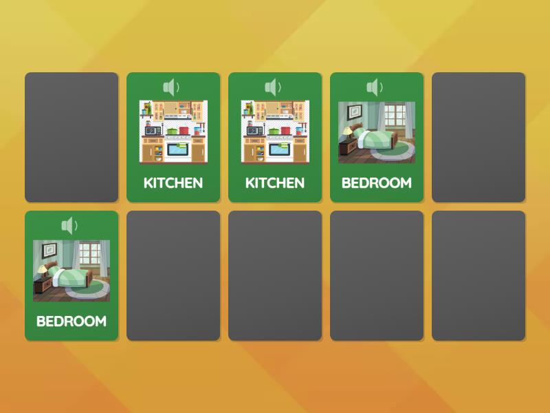 PARTS OF THE HOUSE - Matching pairs