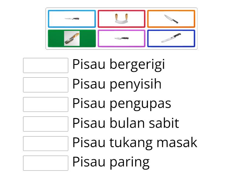 Jenis alatan memotong- RBT F2 - Match up