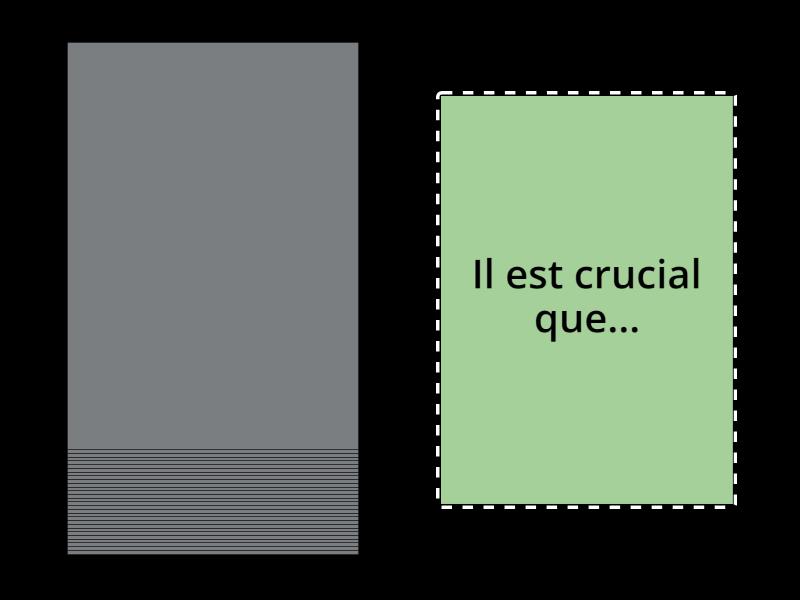 Le subjonctif présent (production orale) - Cartas al azar