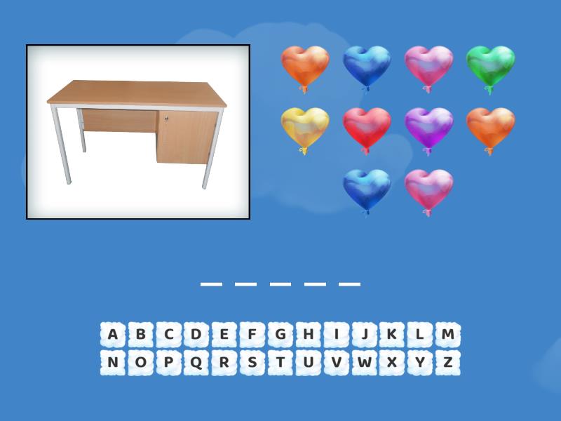 Classroom objects - - Hangman