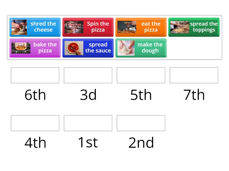 How to make pizza? - Match up
